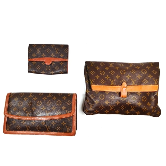 Louis Vuitton | Bags | Louis Vuitton Lv Clutch Bag Cosmetic Pouch ...